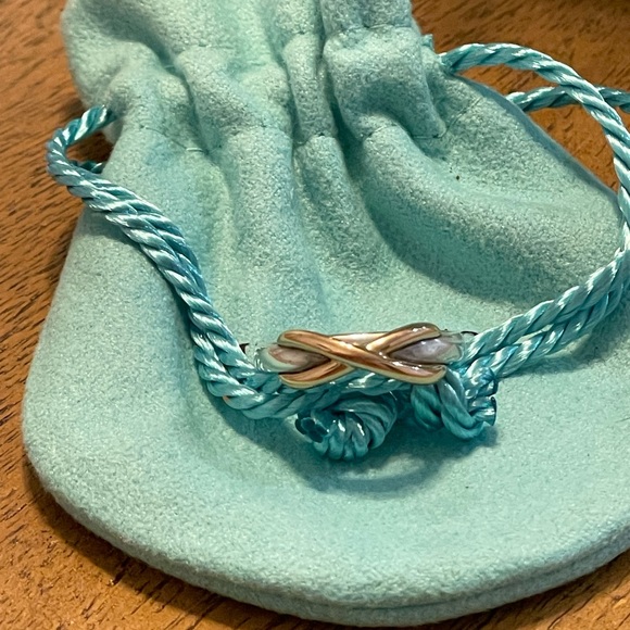 Tiffany & Co. | Jewelry | Tiffany Co Infinity Ring 8k Rose Gold Silver ...